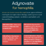 Adynovate (rurioctocog alfa pegol) for hemophilia | Hemophilia News Today